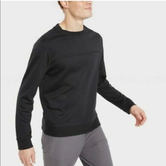 all in motion | Shirts | Mens Ponte Crewneck Long Sleeve Sweatshirt ...